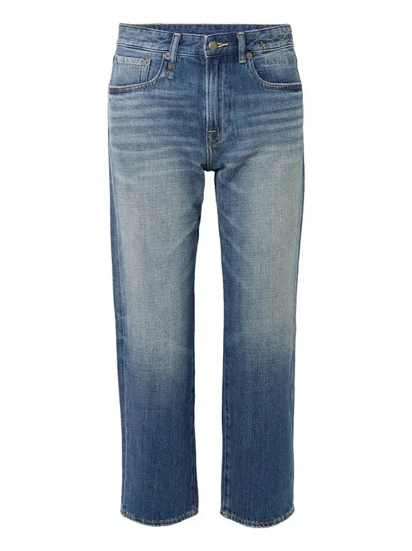 R13 Romeo High-rise Straight-leg Jeans - Blue