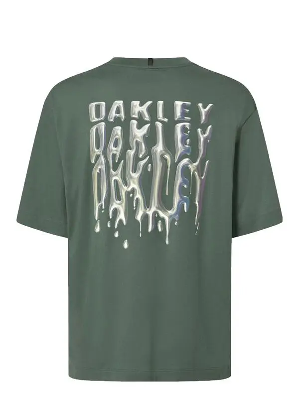 Oakley Stacked Metal Logo Graphic Tee - Olive