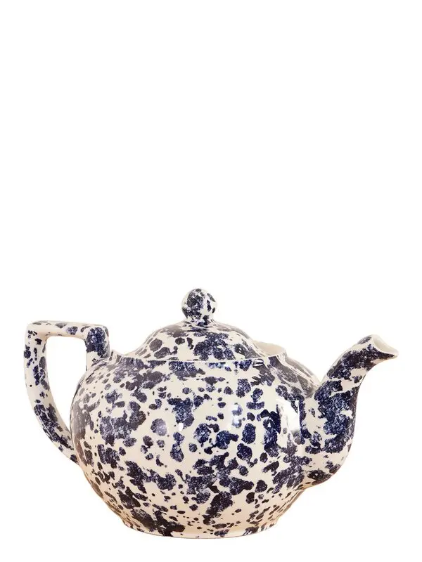 Ralph Lauren Burleigh Marble-effect Earthenware Teapot - Multi