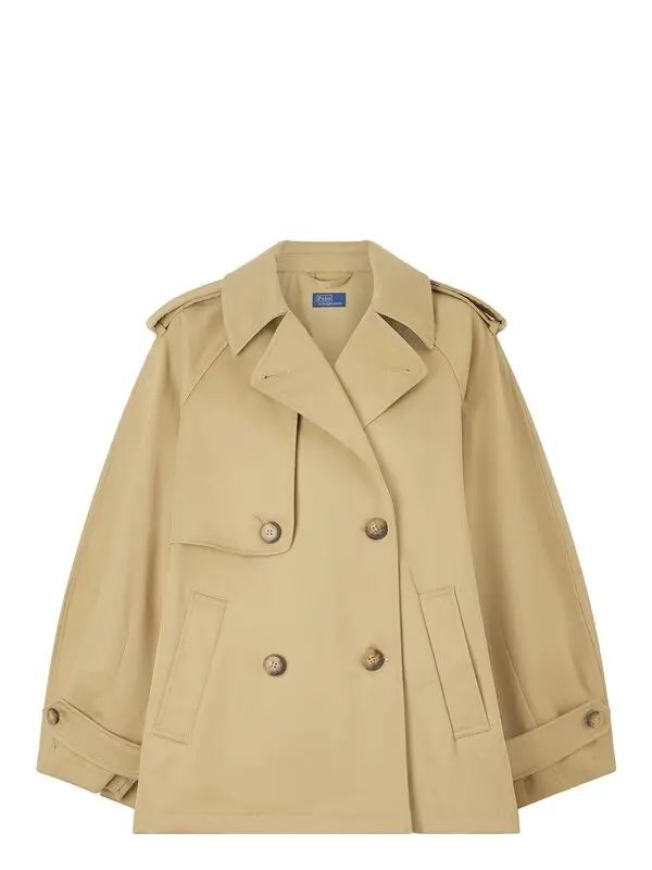 Polo Ralph Lauren Cotton-gabardine Trench Coat - Neutrals