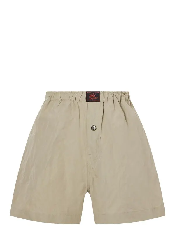 WILLY CHAVARRIA Willy Cotton Shorts - Neutrals