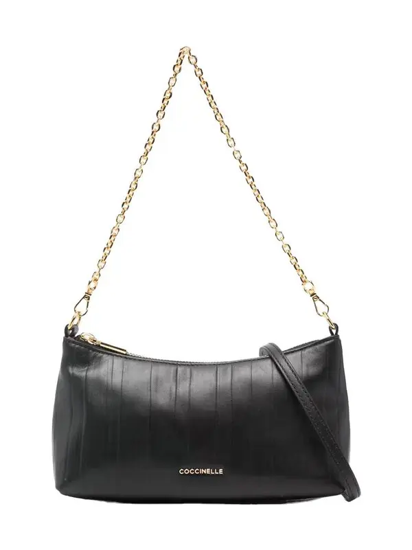 COCCINELLE Chain Detail Clutch - Black