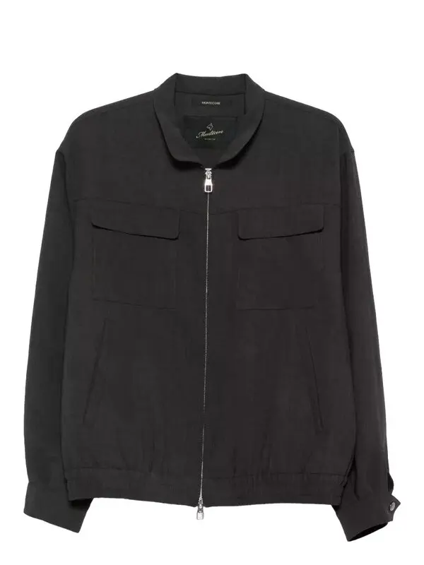 MONTECORE Patch Pocket Zip Jacket - Grey