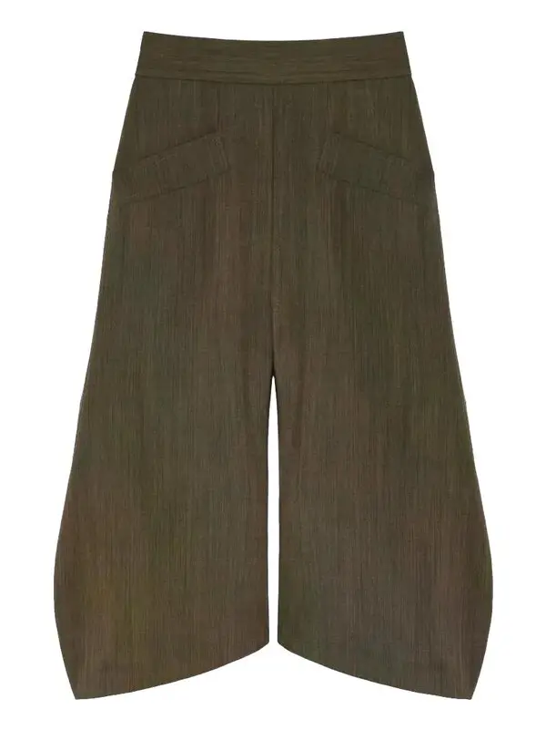 GANNI Pocket Shorts - Brown