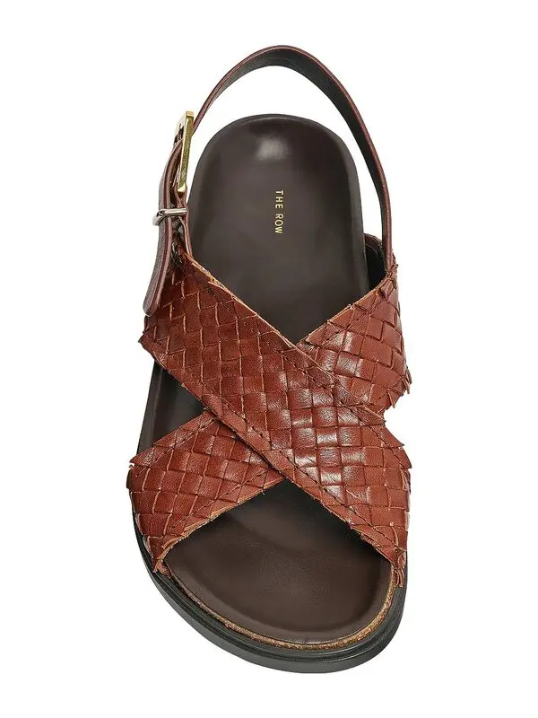 THE ROW Buckle Sandal - Cognac