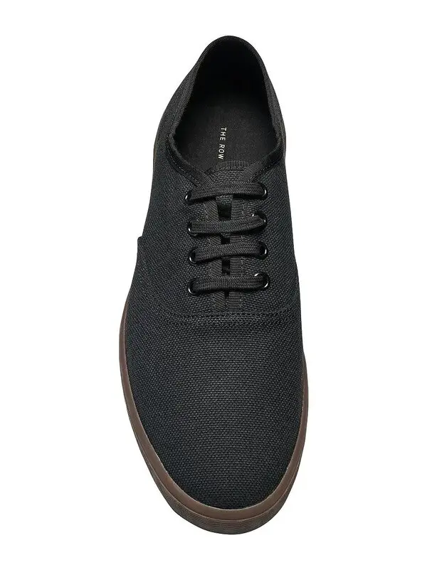 THE ROW Fynn Sneaker - Black & Smoked Brown