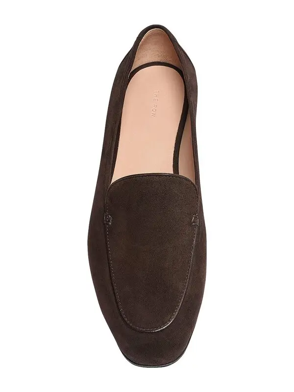 THE ROW Adam Two Loafer - Lacquer Brown