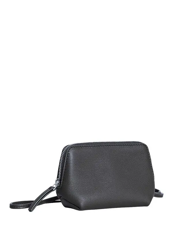 THE ROW Owen Pouch - Black Ans