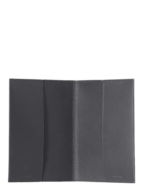 THE ROW Passport Holder - Black