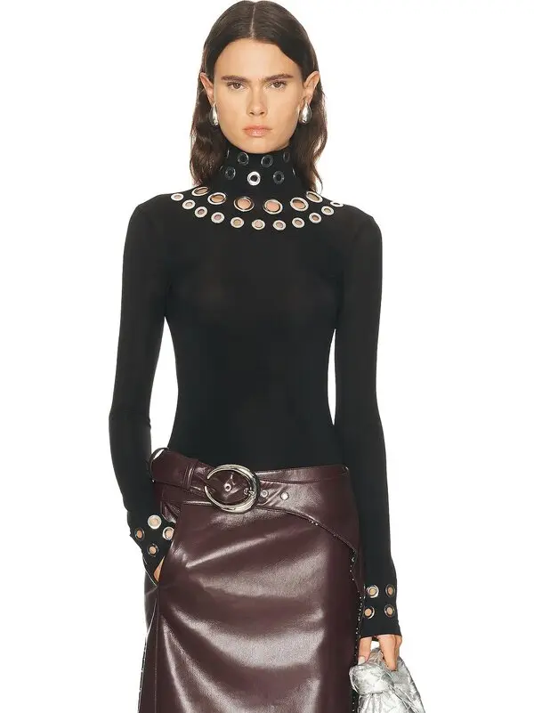 Rabanne Turtleneck - Black