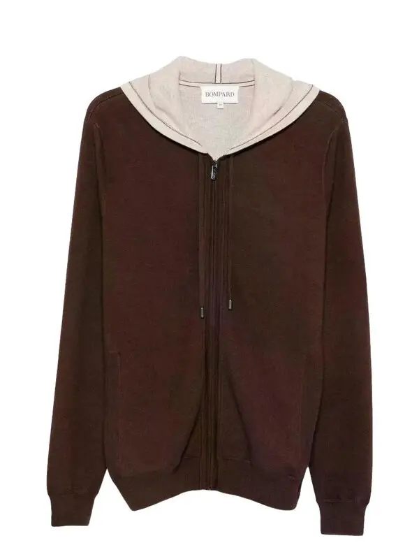 Eric Bompard Zip-up Hoodie - Brown