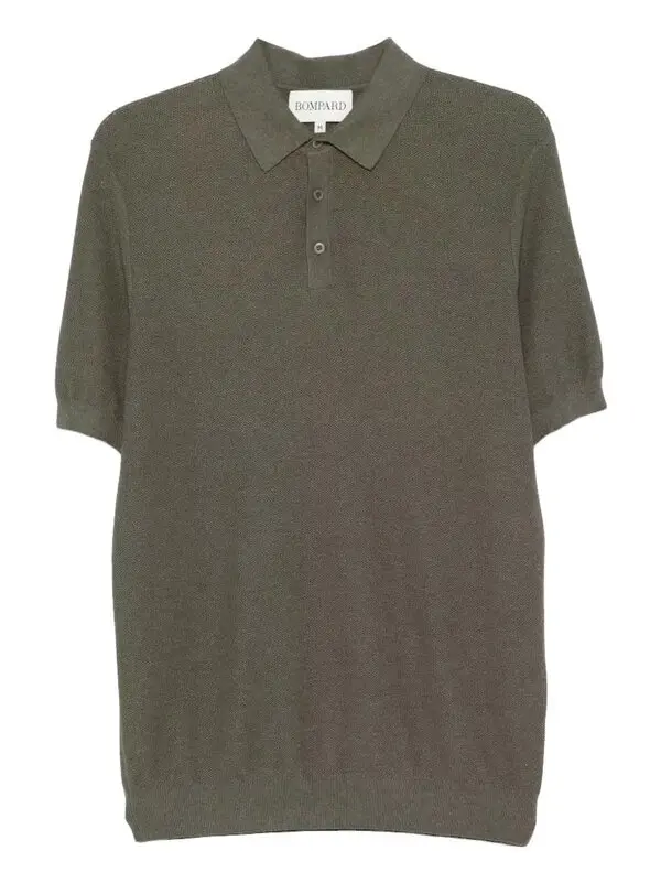 Eric Bompard Piqué-knit Button-fastening Polo Shirt - Green