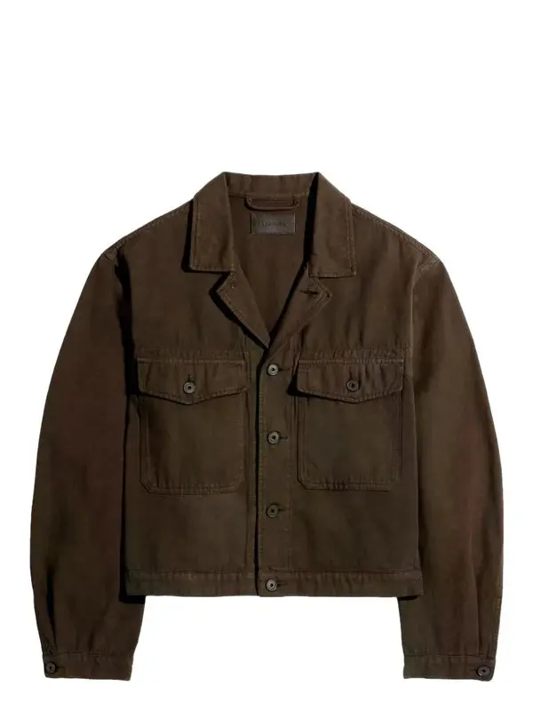 LEMAIRE Flap-pocket Trucker Jacket - Brown