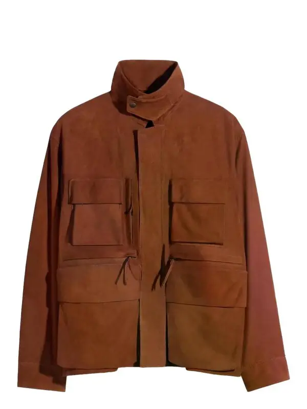 LEMAIRE Patch-pocket Jacket - Brown
