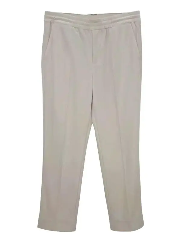 Brunello Cucinelli Elasticated-waist Trousers - Neutrals