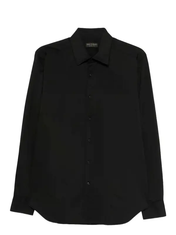 DELL'OGLIO Button Shirt - Black
