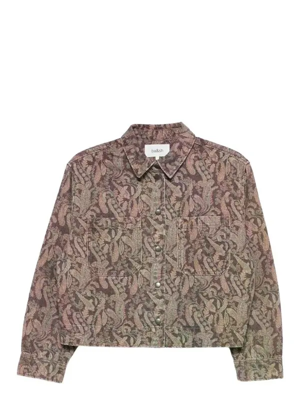 Ba&sh Paisley Print Blazer - Brown