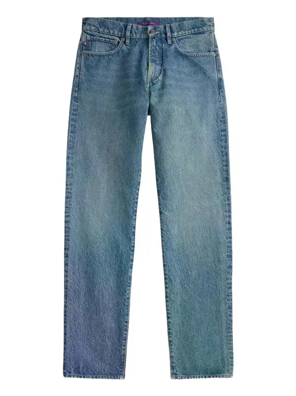 Ralph Lauren Purple Label Five-pocket Straight Jeans - Blue