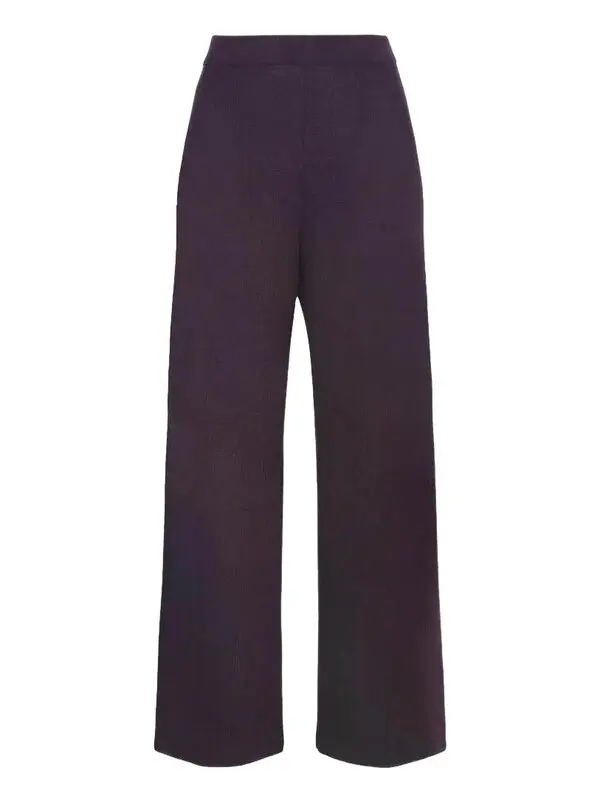 IZAAK AZANEI Straight Leg Trousers - Brown
