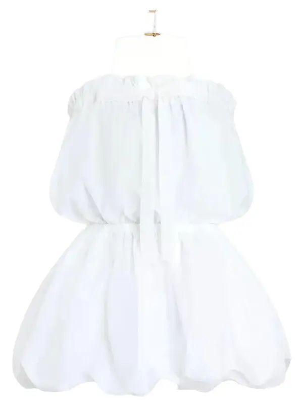 PATOU Halterneck Bloomer Mini Dress - White