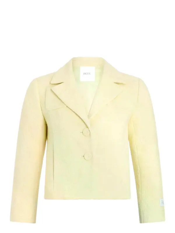 PATOU Tailored Short Jacket - Yellow