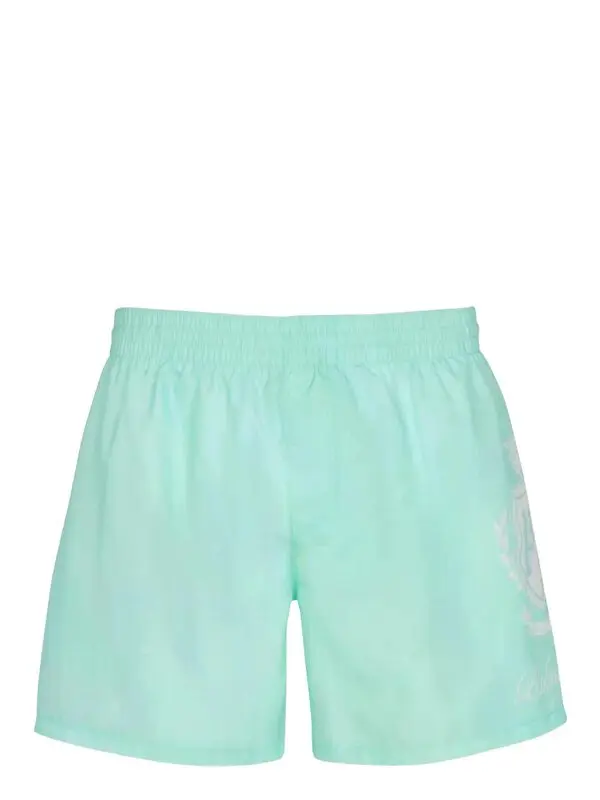 Balmain Logo Swim Shorts - Blue