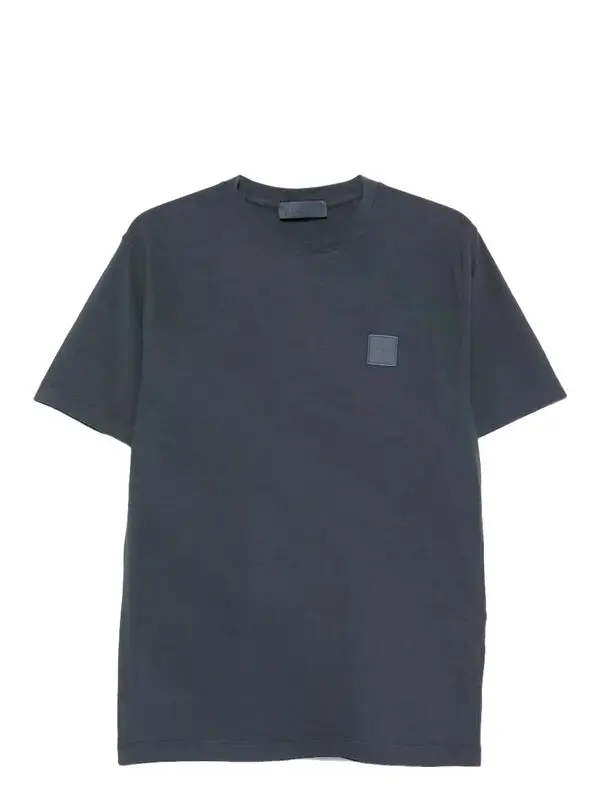Stone Island Ghost Logo-patch T-shirt - Blue