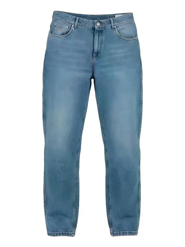 Brunello Cucinelli Buttoned Jeans - Blue