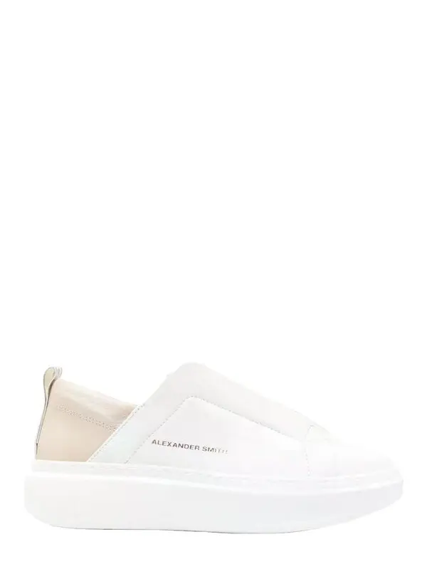 ALEXANDER SMITH Wembley Slip-on Sneakers - White
