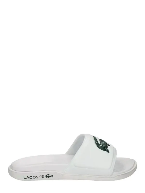 Lacoste Logo Slide - White