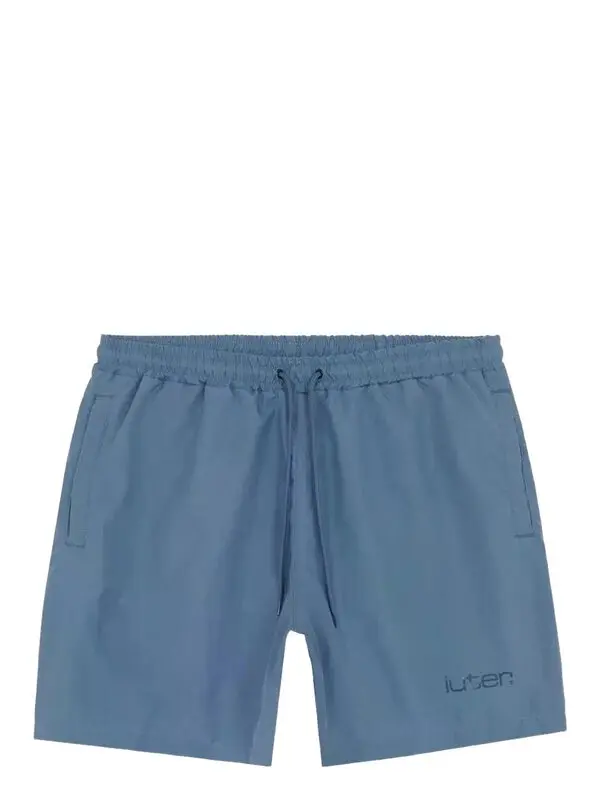 IUTER Grid Swim Shorts - Blue