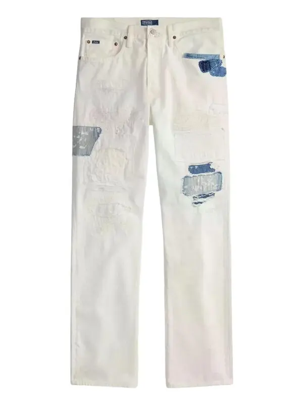 Polo Ralph Lauren Heritage Patchwork Jeans - White