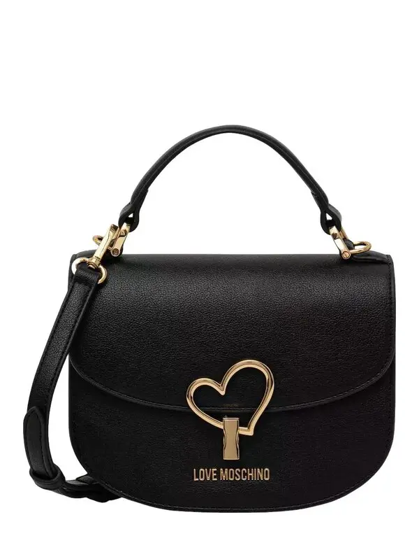 Moschino Logo-detail Tote - Black