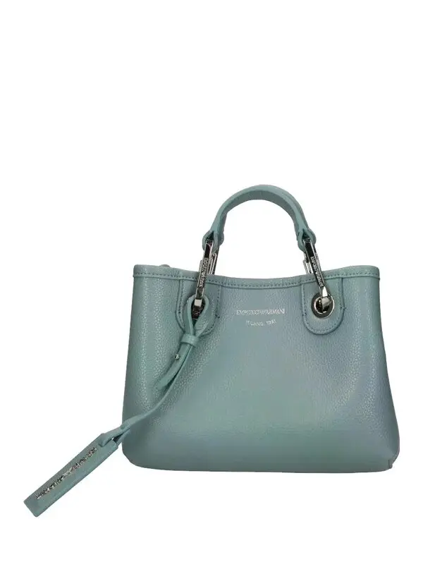 Emporio Armani Mini Myea Top-handle Tote Bag - Blue