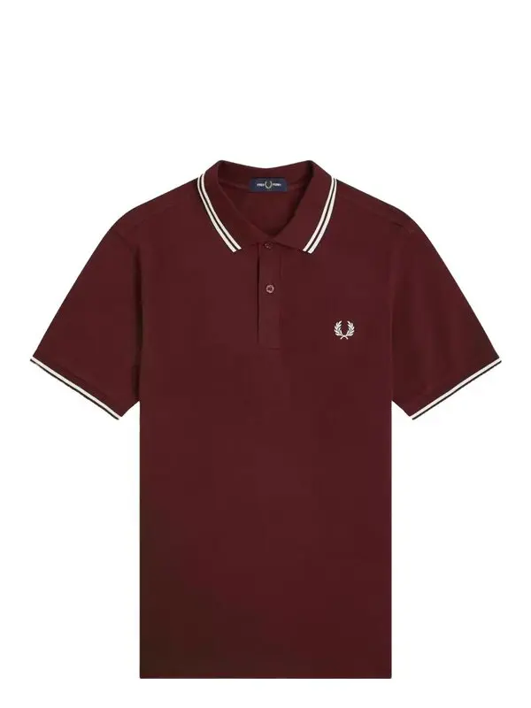 Fred Perry Tipped-trim Polo Shirt - Red