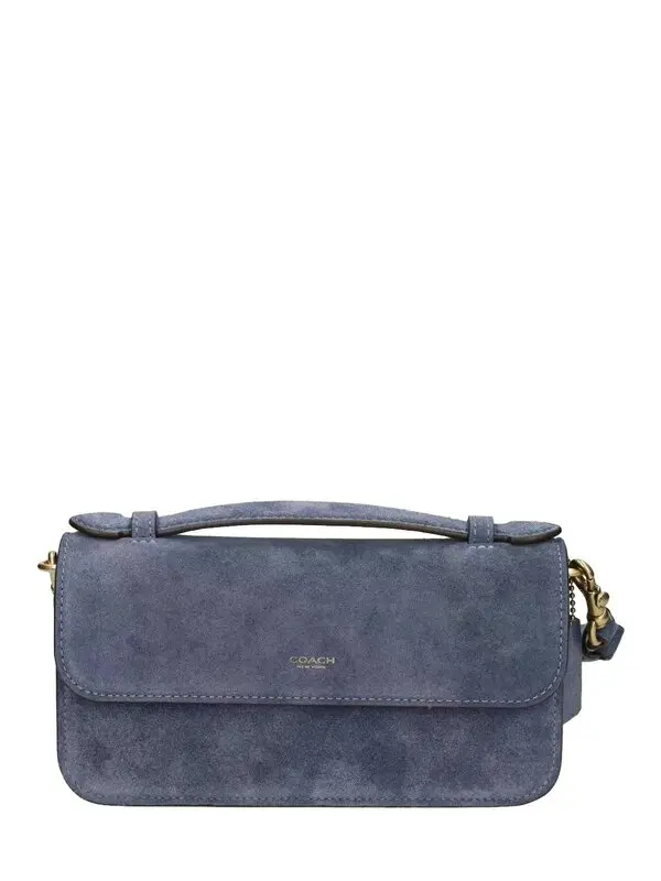 COACH Elora Top-handle Leather Shoulder Bag - Blue