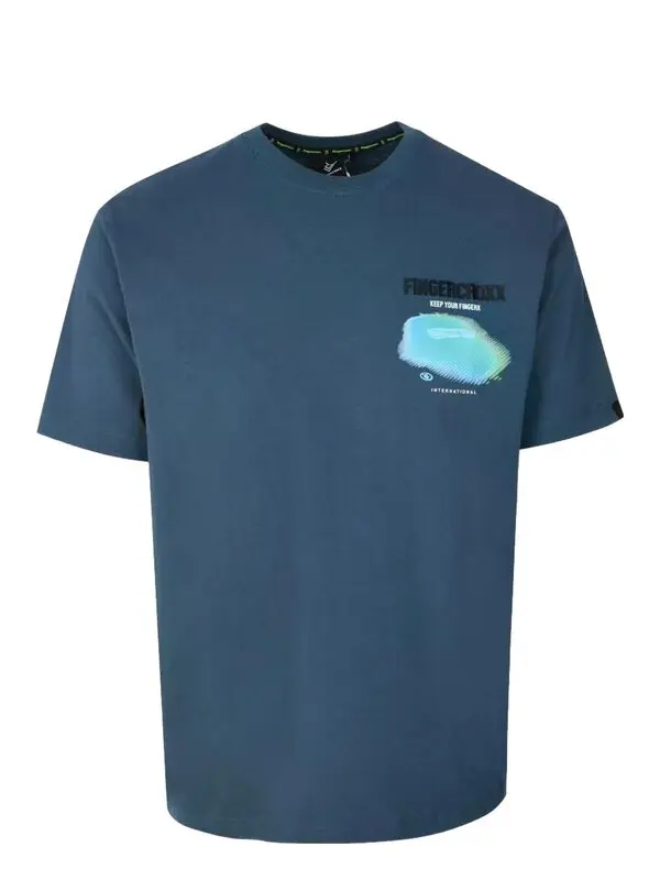 FINGERCROXX Graphic T-shirt - Blue