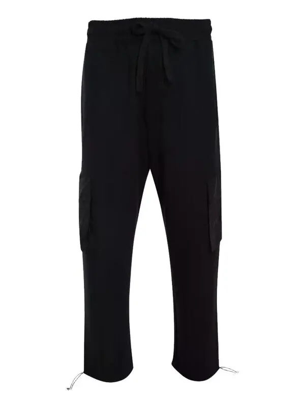HINNOMINATE Drawstring-fastening Cargo Trousers - Black