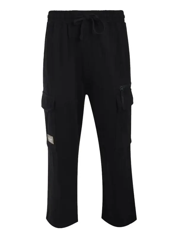 FINGERCROXX Cargo Track Pants - Black