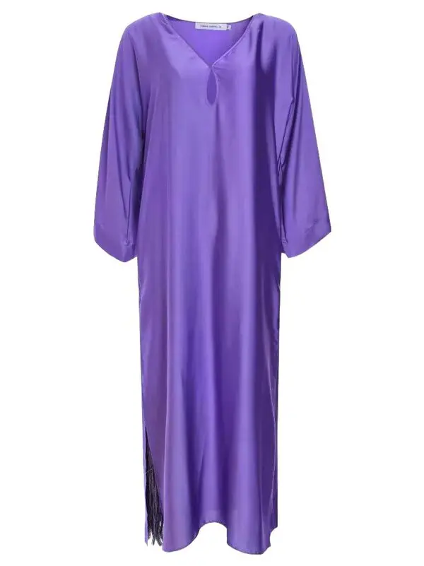 SIMONA CORSELLINI V-neck Dress - Purple