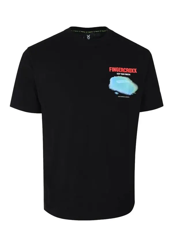 FINGERCROXX Graphic T-shirt - Black