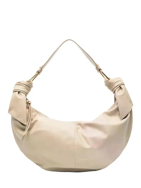 COCCINELLE Large Furoshiki Knotted-handle Shoulder Bag - Neutrals