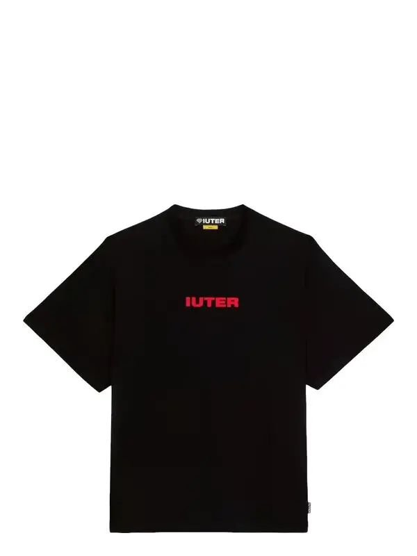 IUTER Freedom Print-detail T-shirt - Black
