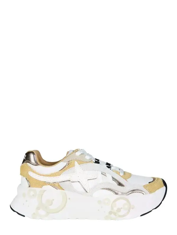 W6YZ Star-appliqué Sneakers - White
