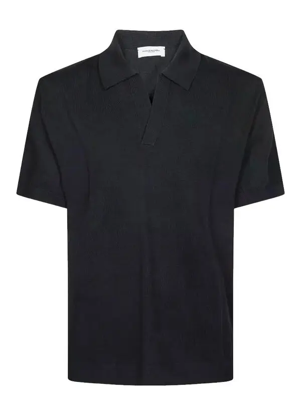 PAOLO PECORA V-neck T-shirt - Black