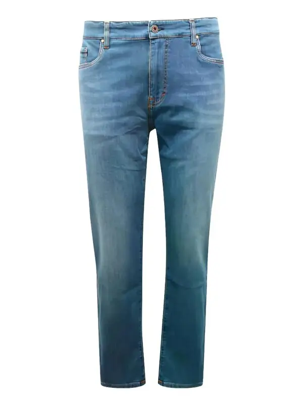 TELERIA ZED Five-pocket Slim-fit Jeans - Blue