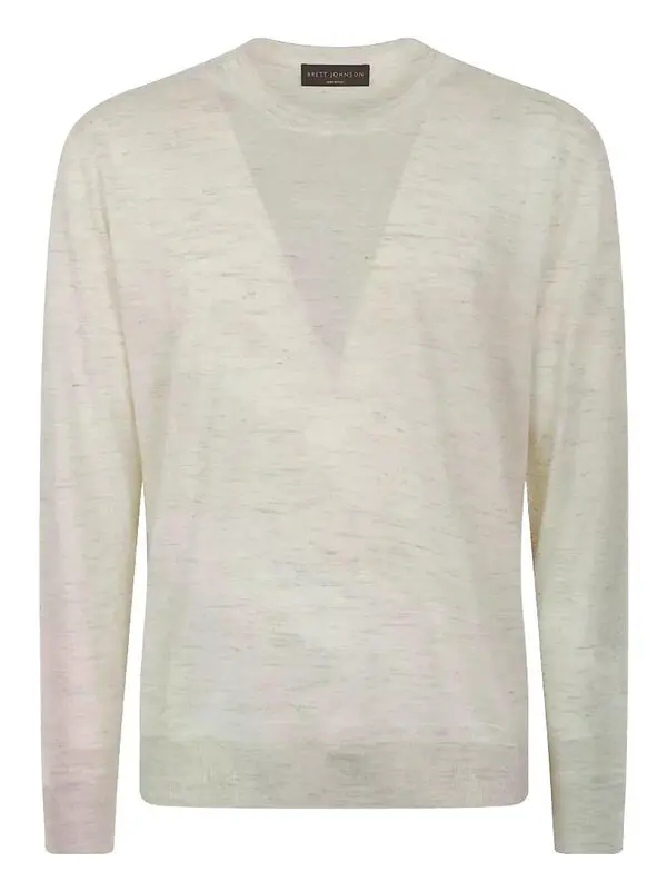 BRETT JOHNSON Round-neck Sweater - Neutrals