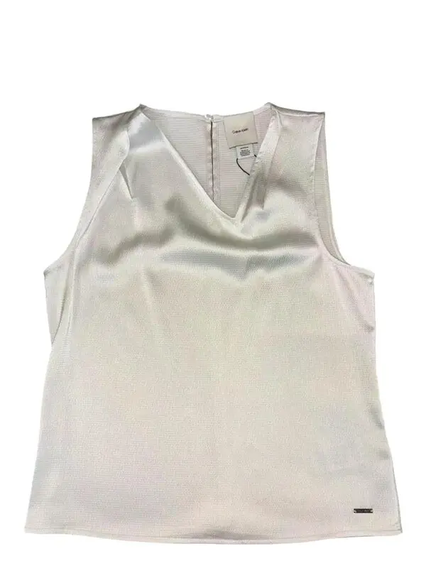 Calvin Klein V-neck Tank Top - White