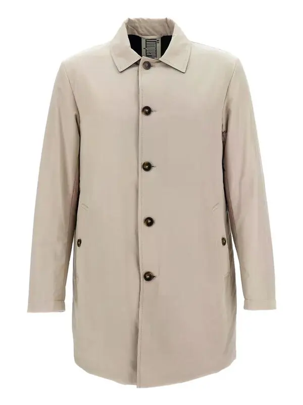 L'IMPERMEABILE Button-fastening Raincoat - Neutrals
