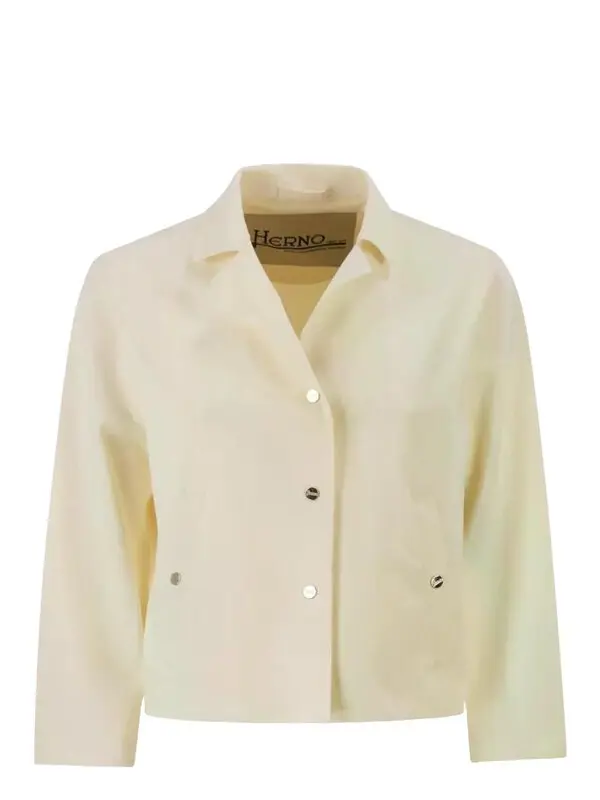 Herno Single-breasted Jacket - Neutrals